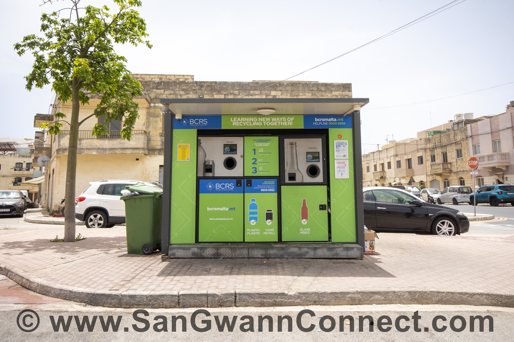 BCRS Recycling - Reverse vending machine - San Gwann - San Gwann Connect